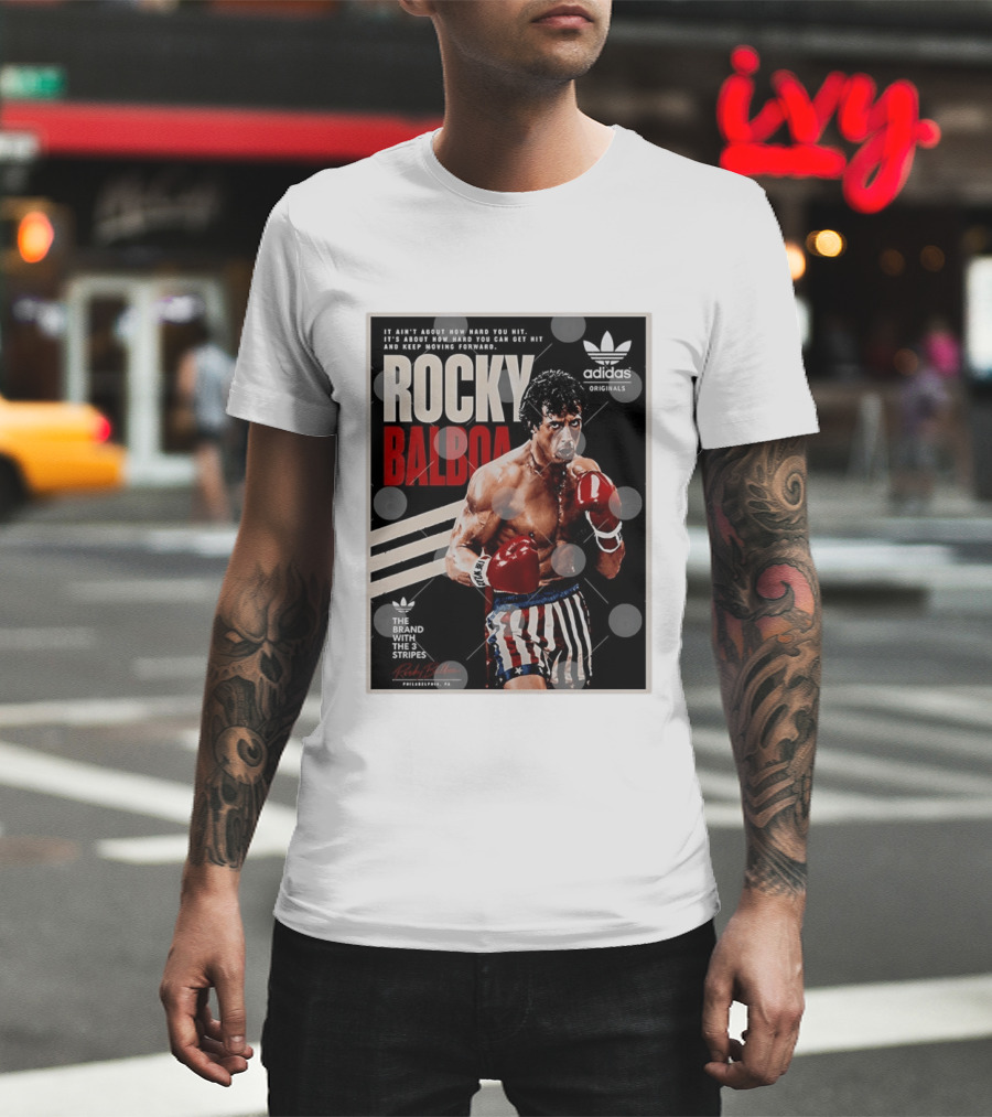 Rocky Balboa Adidas Originals Philadelphia Boxing Legend T-Shirt