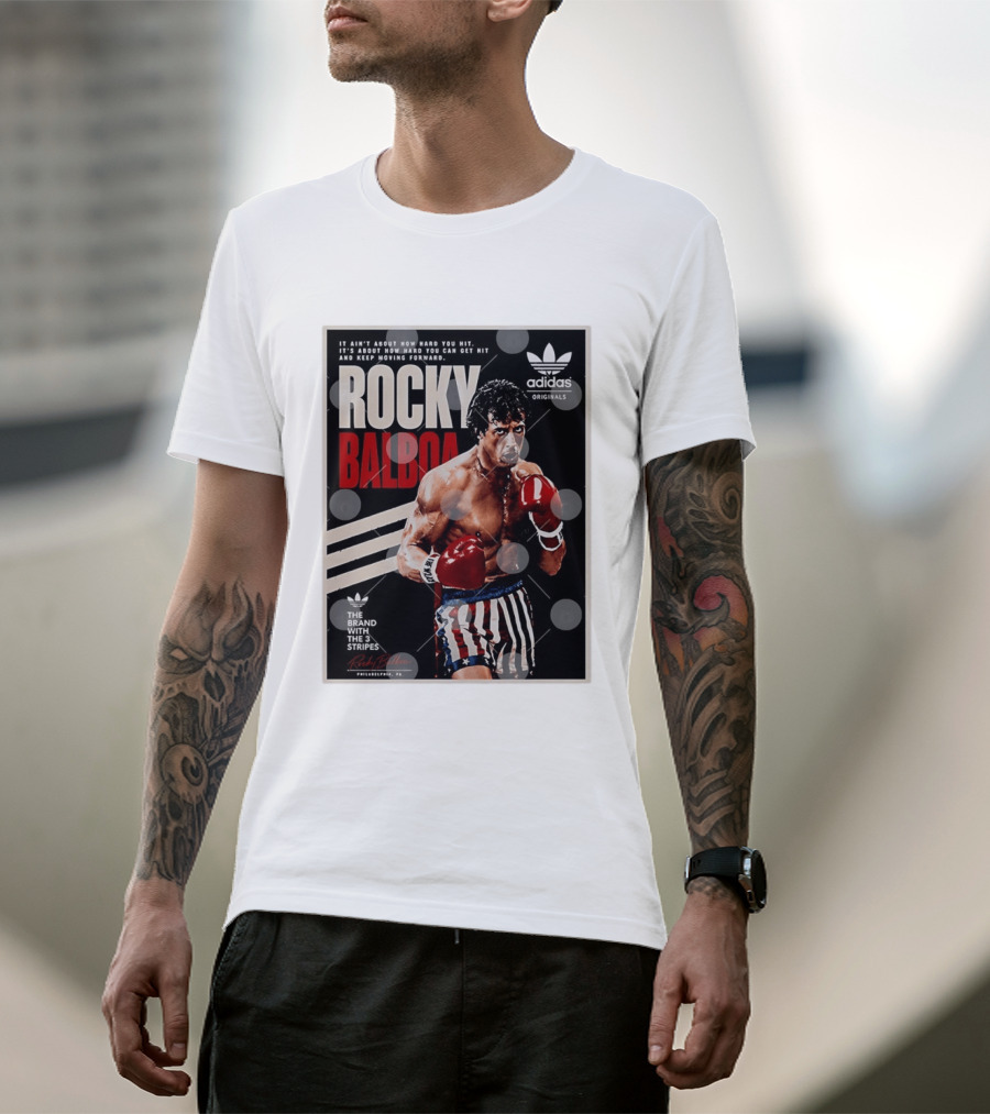Rocky Balboa Adidas Originals Philadelphia Boxing Legend T-Shirt