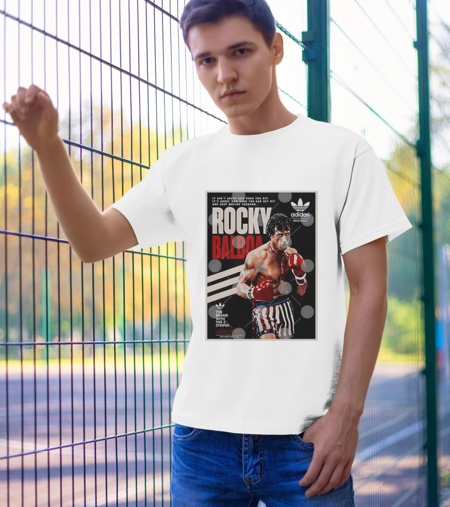 Rocky Balboa Adidas Originals Philadelphia Boxing Legend T-Shirt