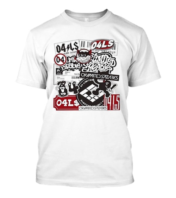04 Limited Sazabys Sticker Collage Cat Icon O4LS T-Shirt