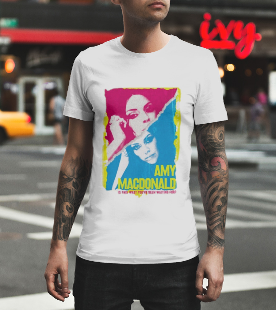 Amy Macdonald Is This What You've Been Waiting For Vintage Style Image T-Shirt
