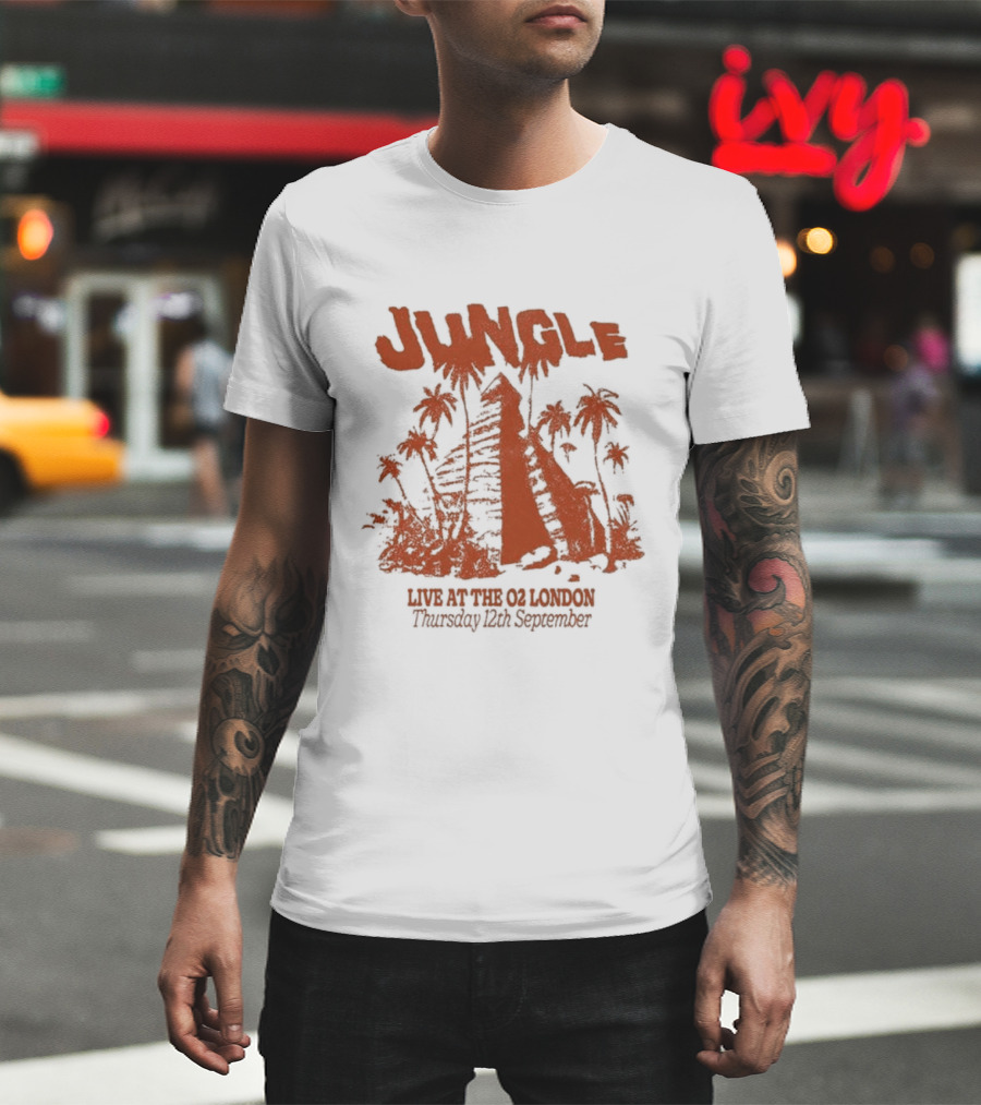 Jungle Live At The 02 London Thursday 16th September T-Shirt
