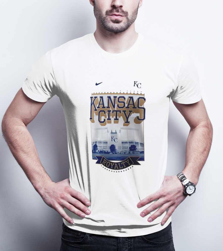 Kansas City Royals Stadium Royalty KC Nike T-Shirt