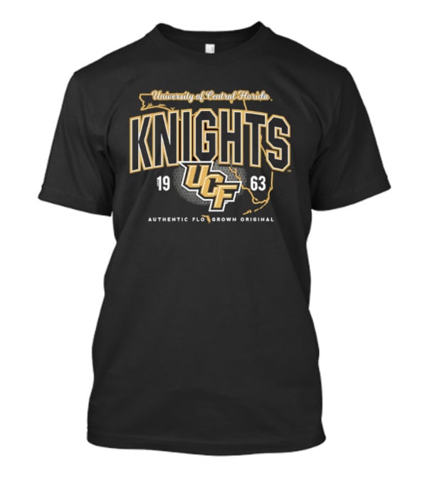 UCF Knights University Of Central Florida 1963 Authentic Flo Brown Original T-Shirt