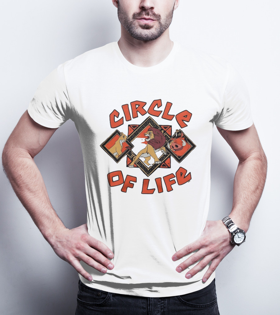 Circle Of Life Lion King Diamond Frames Disney T-Shirt