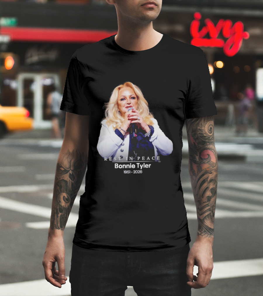 Rest In Peace Bonnie Tyler 1951 2026 T-Shirt