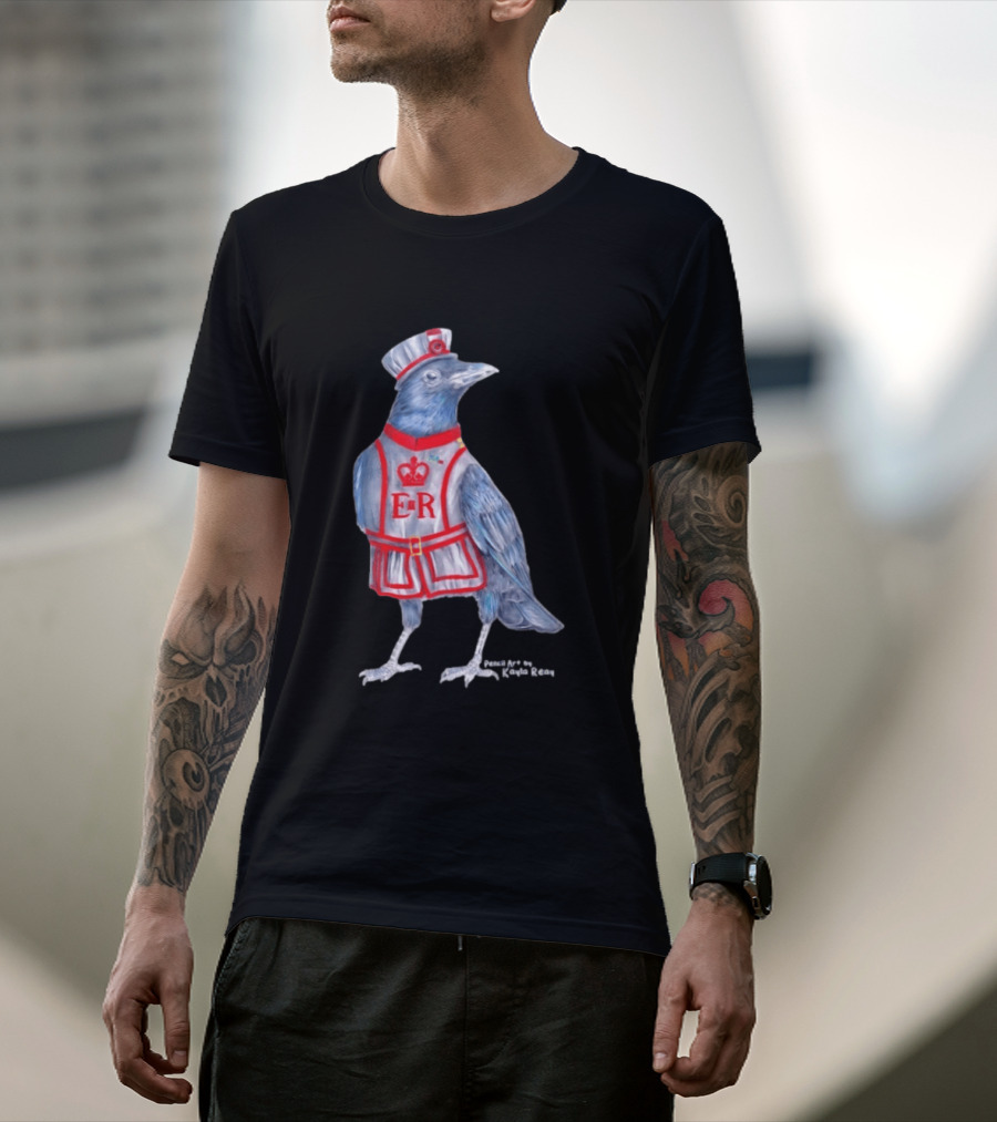 Rosaline The Raven ER Yeoman Warder Beefeater Uniform T-Shirt