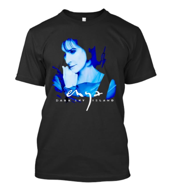 Enya Dark Sky Island Album Blue T-Shirt