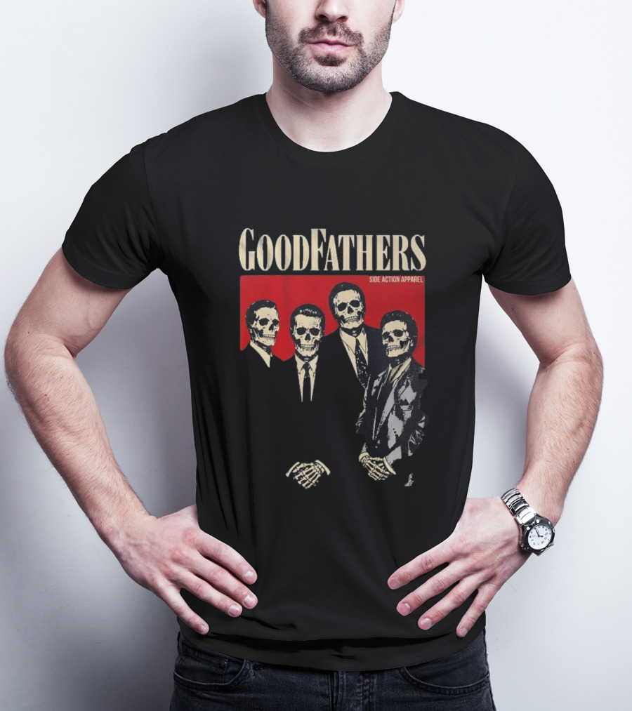 Goodfathers Side Action Apparel Skeleton Suits T-Shirt