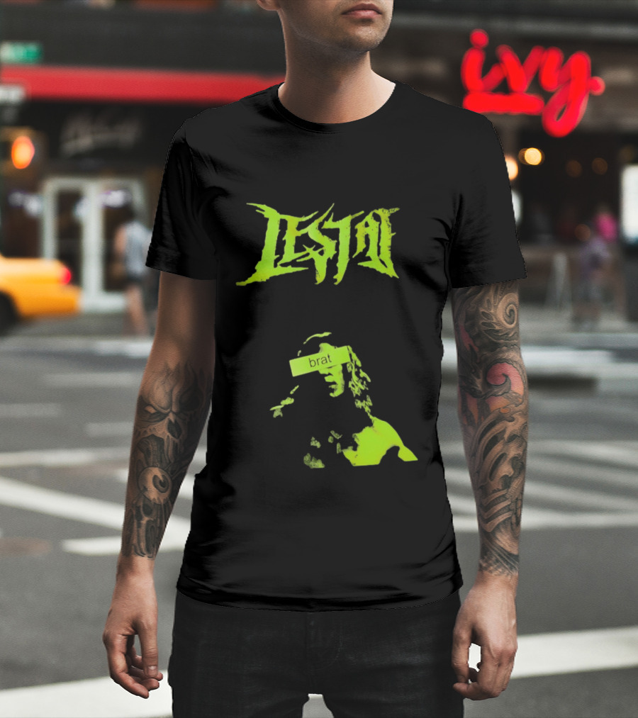 Lestat Brat Neon Green Interview With The Vampire Gothic T-Shirt