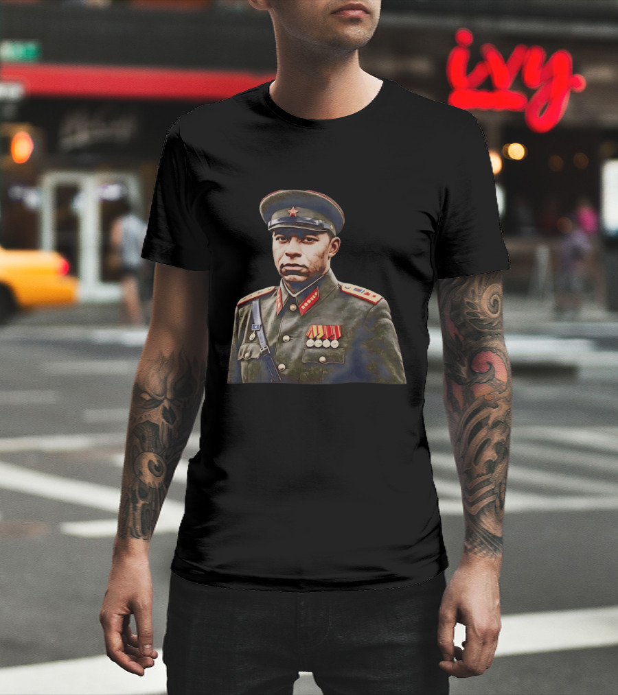 Mbappe Soviet Military Uniform Communist Leader General T-Shirt