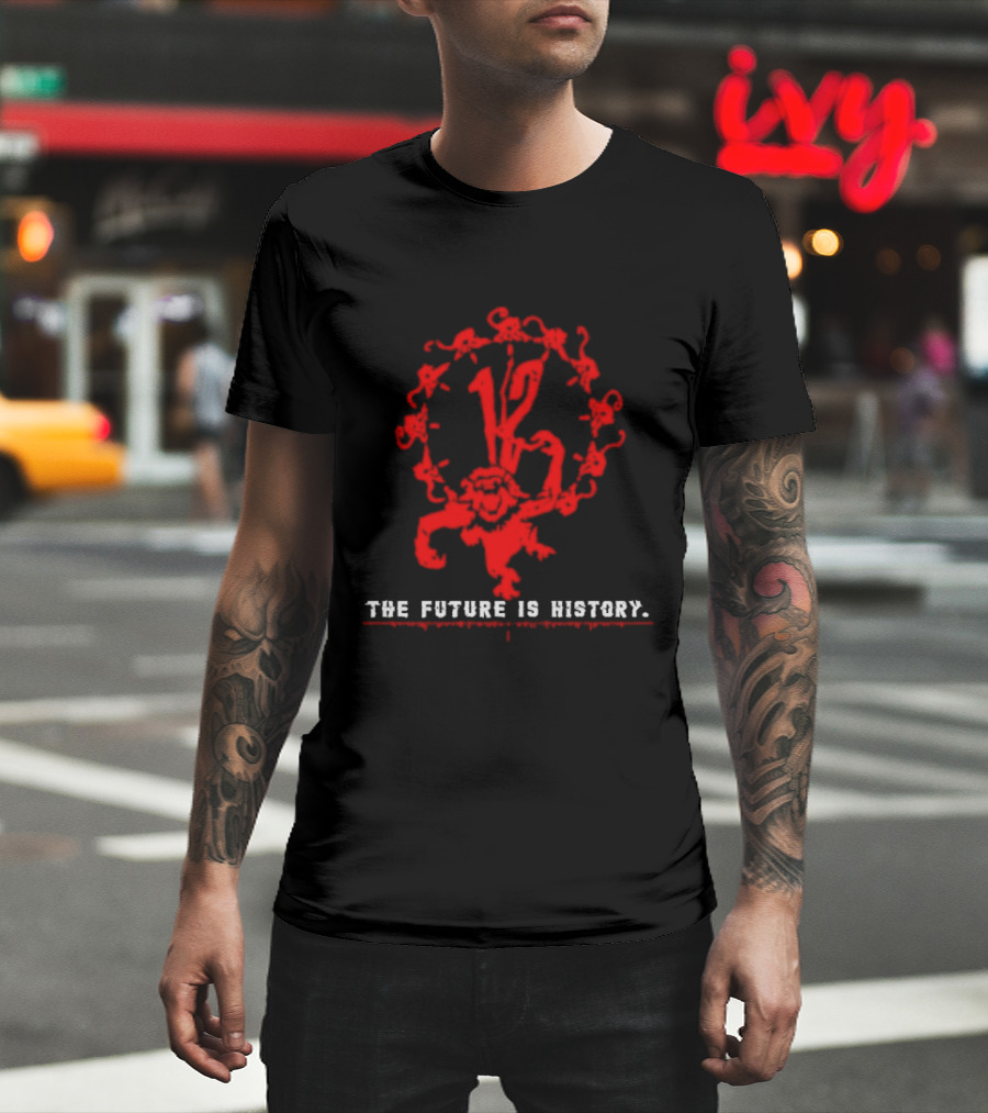 12 Monkeys The Future Is History Terry Gilliam Red T-Shirt