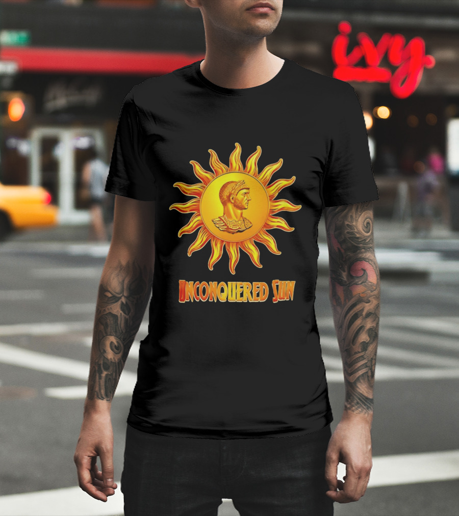 Aurelian Sol Invictus Unconquered Sun Roman Emperor T-Shirt