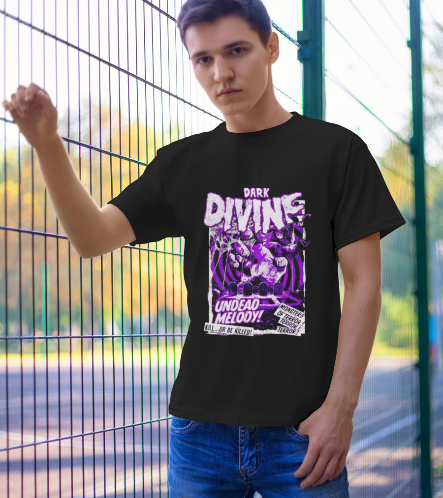 Dark Divine Undead Melody Monsters Of Terror Horror T-Shirt