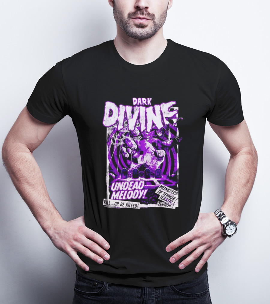 Dark Divine Undead Melody Monsters Of Terror Horror T-Shirt