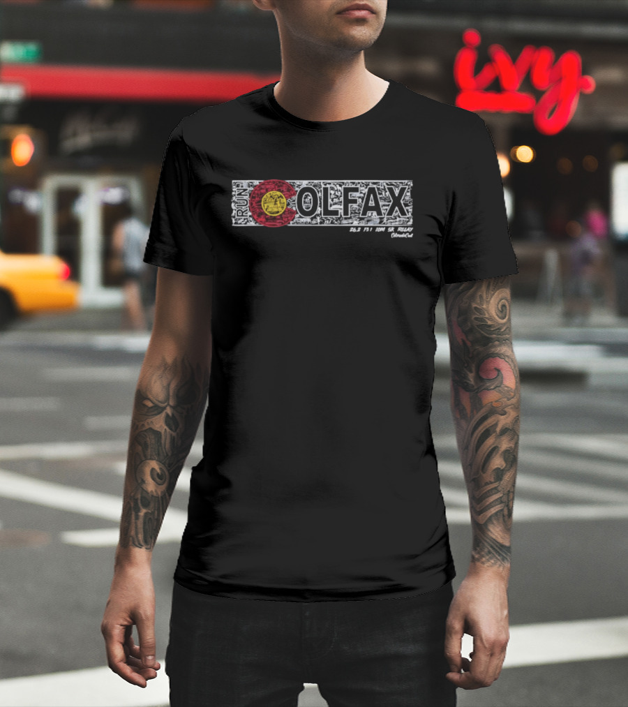 Denver Colfax Run Marathon 2026 Colorado Event T-Shirt