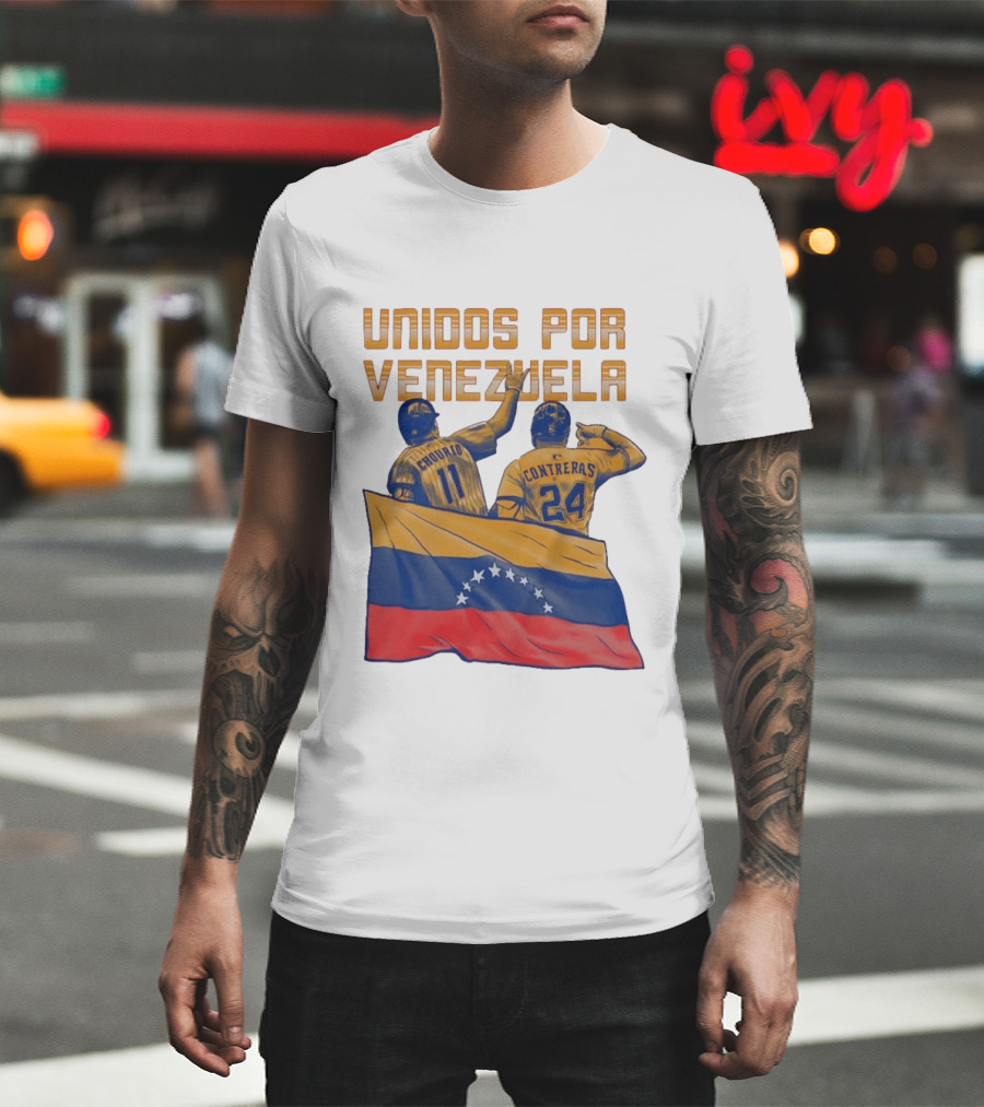 Unidos Por Venezuela Chourio Contreras Brewers Community Initiative T-Shirt