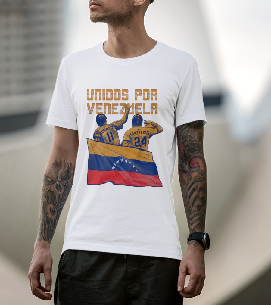 Unidos Por Venezuela Chourio Contreras Brewers Community Initiative T-Shirt