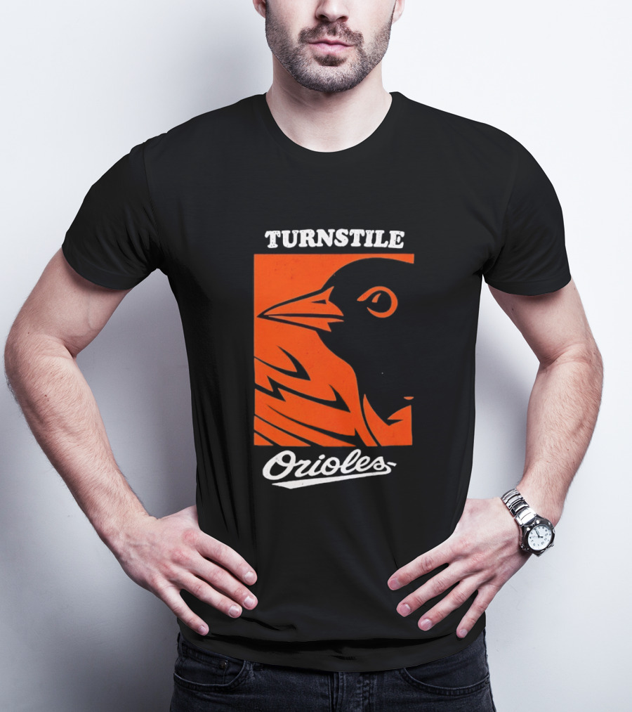 Turnstile Orioles Bird Orange T-Shirt