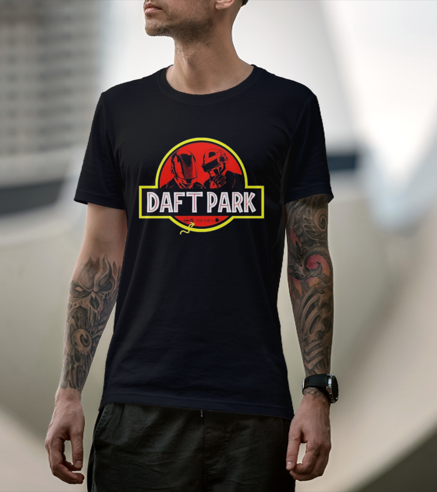 Daft Park Daft Punk Meets Jurassic Park Mashup T-Shirt