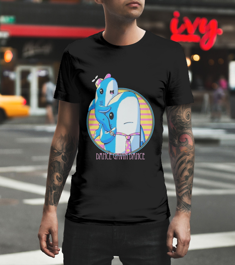 Dance Gavin Dance Shark Dad Cute Cartoon Marine Life Duo T-Shirt
