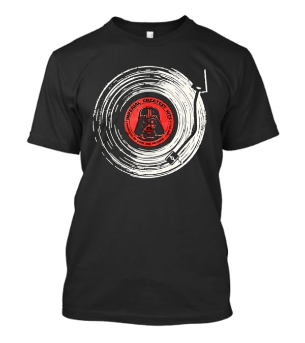 Darth Vader Imperial Greatest Hits Vinyl Record Star Wars Dark Side Records T-Shirt