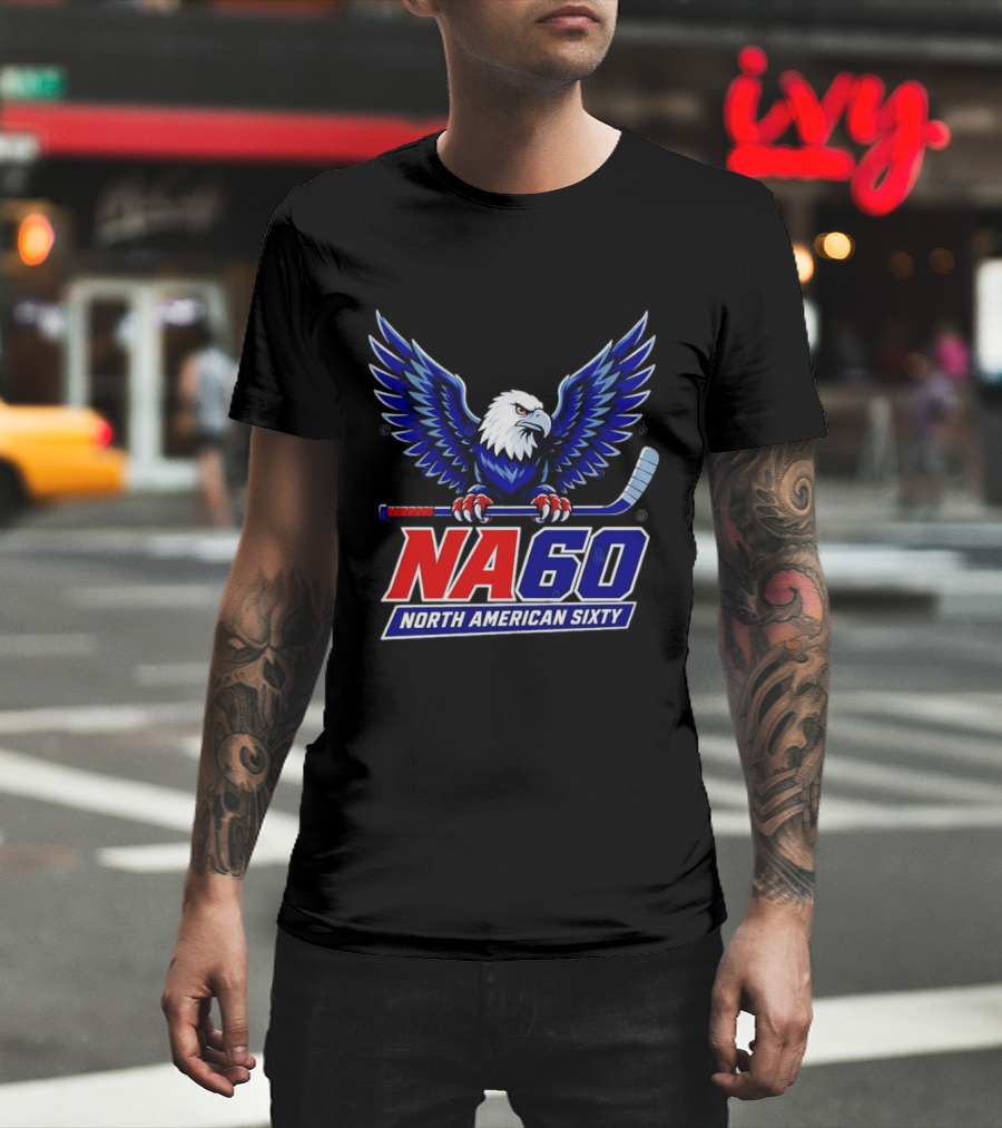 NA 60 North American Sixty Eagle Hockey T-Shirt
