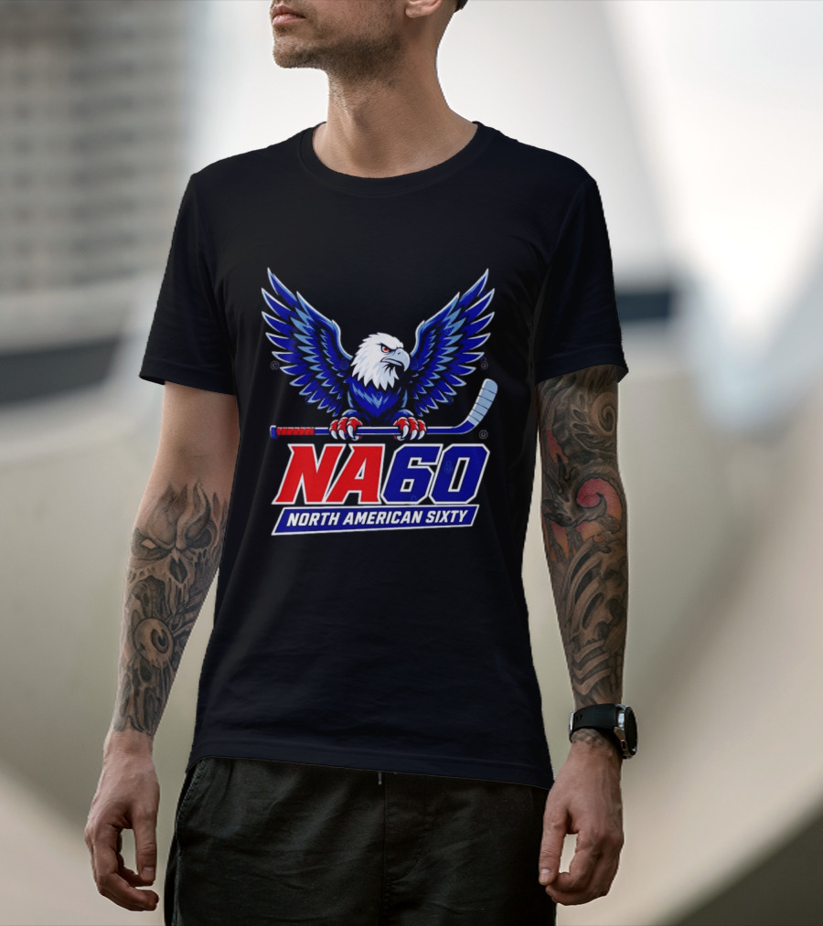 NA 60 North American Sixty Eagle Hockey T-Shirt