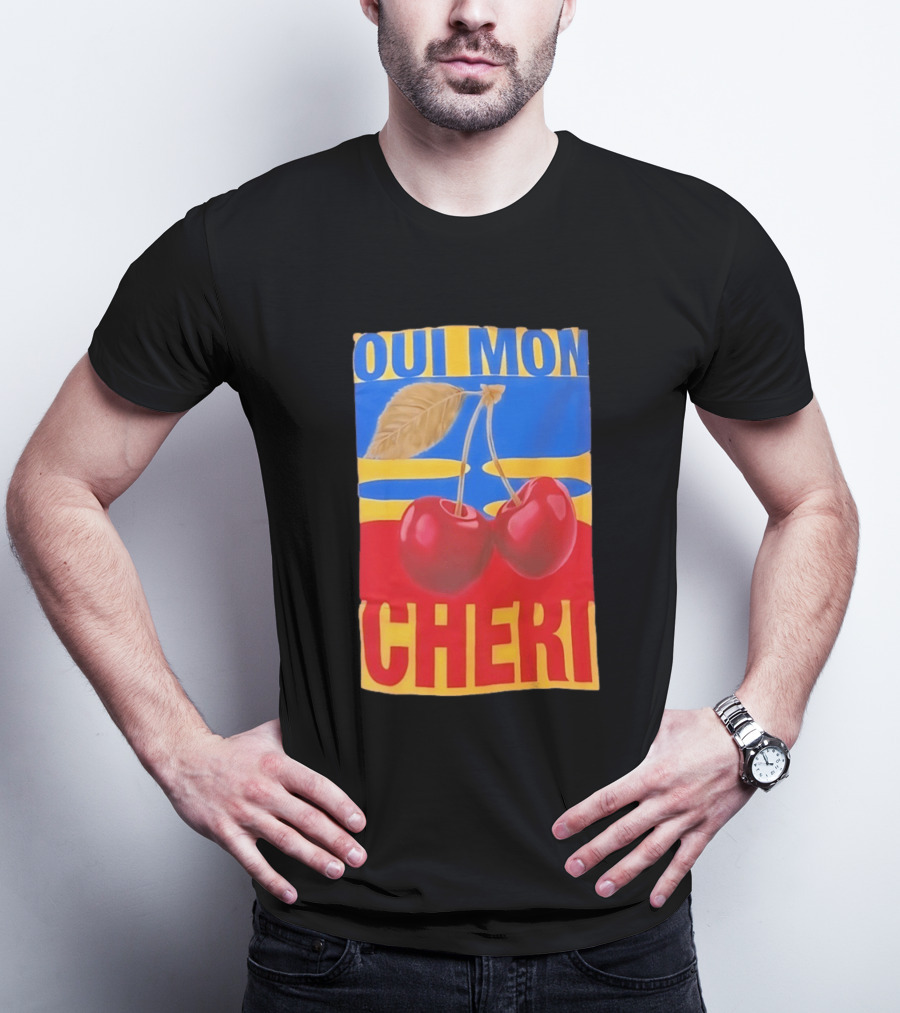 Oui Mon Cheri Cherry French Fruit T-Shirt