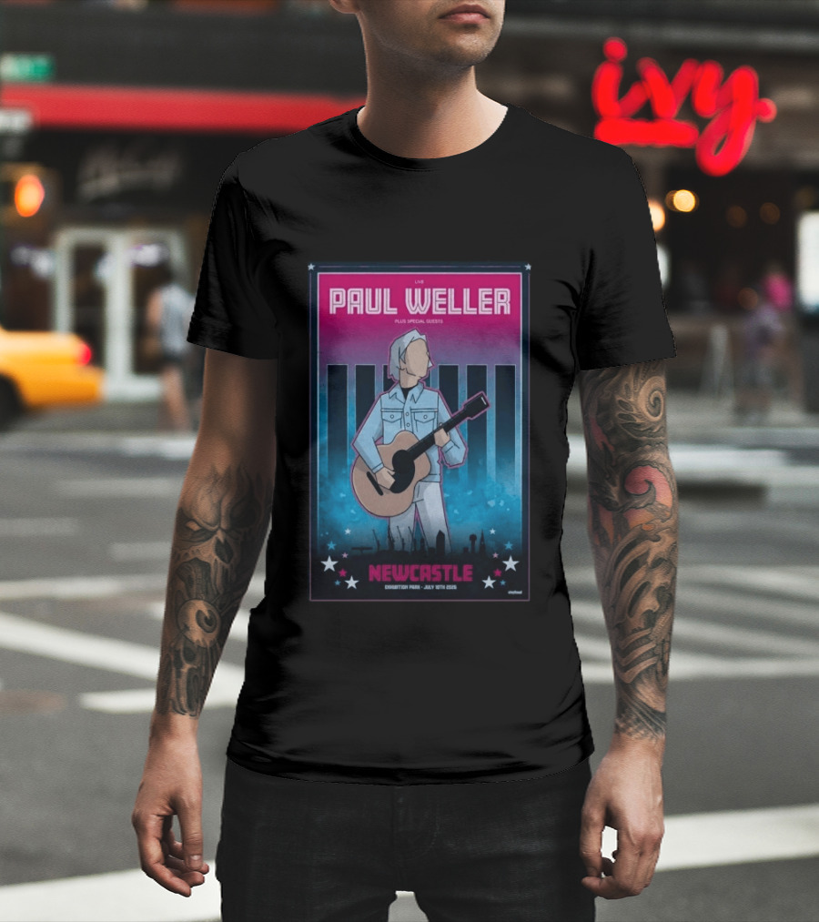 Paul Weller Live Newcastle Exhibition Park July 10 2026 Plus Special Guests T-Shirt