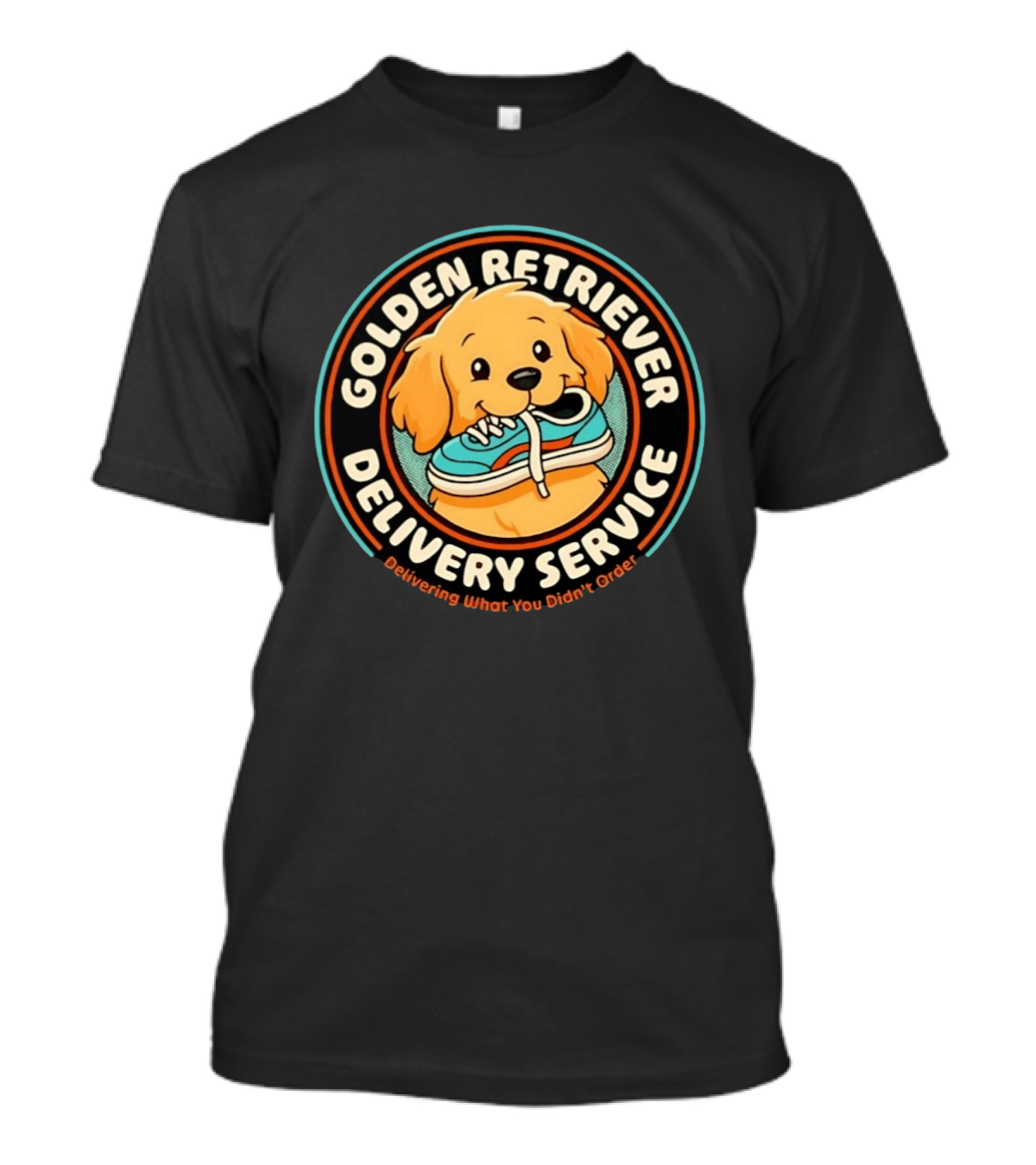 Golden Retriever Delivery Service Delivering What You Didn't Order T-Shirt