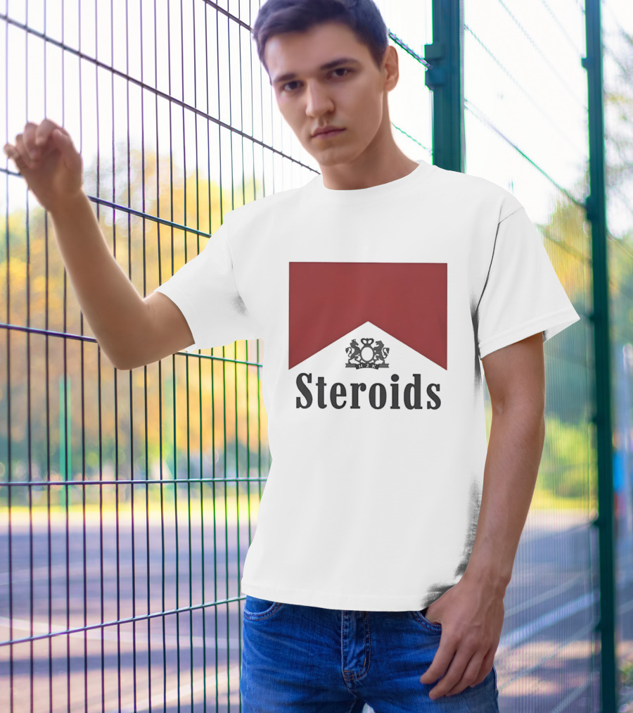 H2K Steroids Gym Fitness Lion Crest T-Shirt