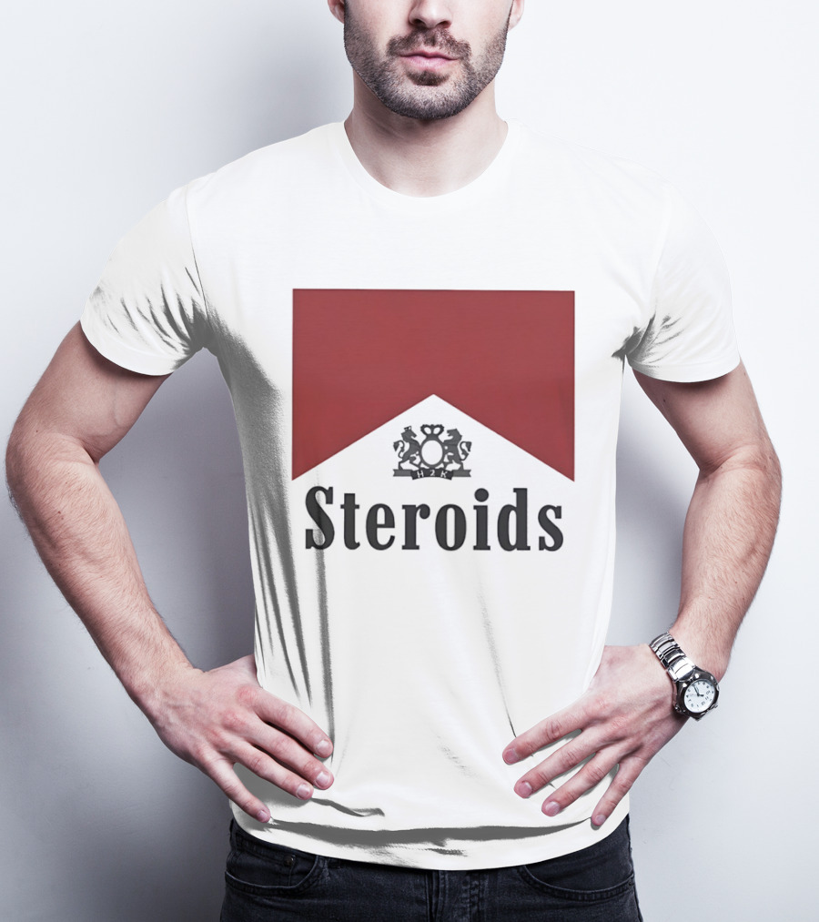 H2K Steroids Gym Fitness Lion Crest T-Shirt