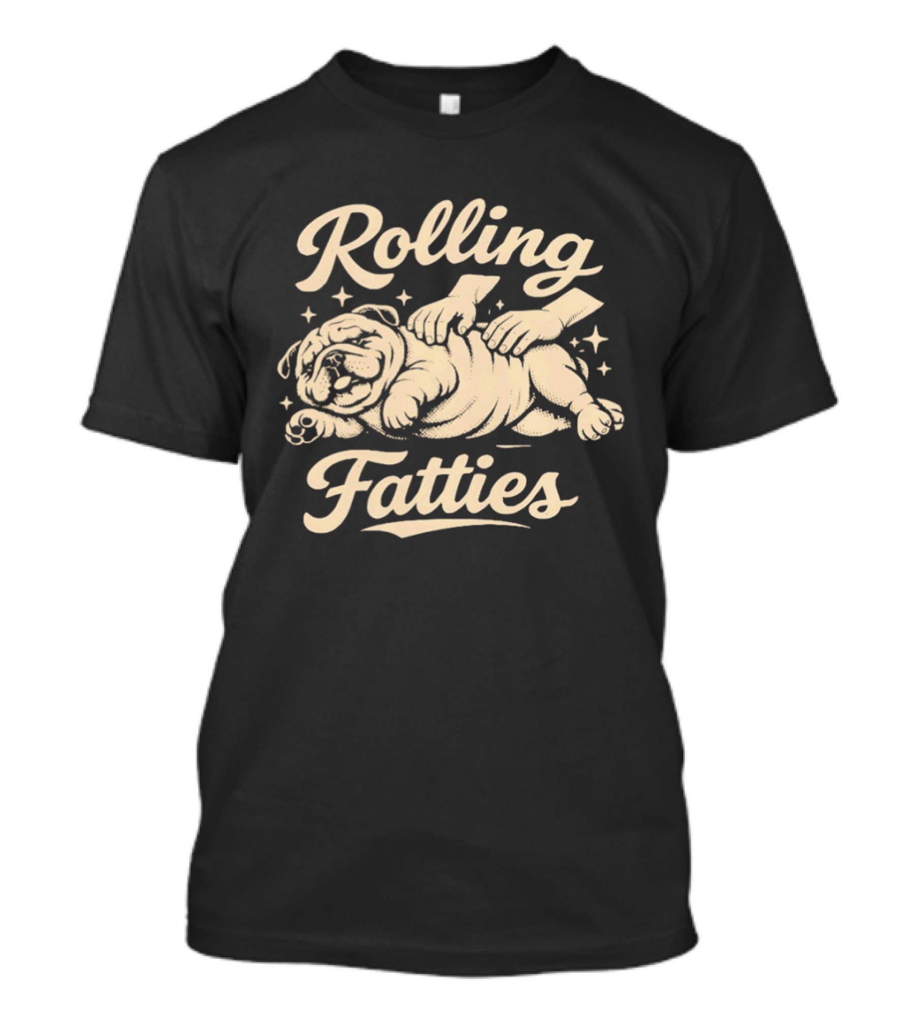 Rolling Fatties Bulldog Massage T-Shirt