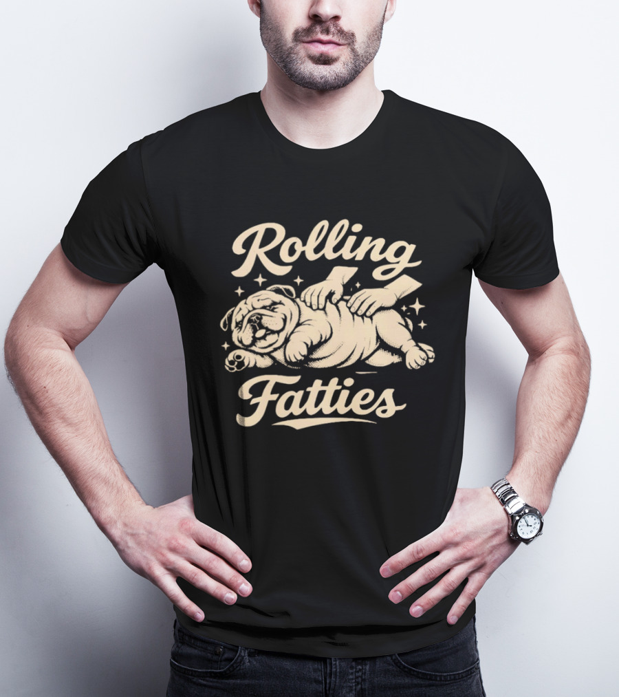 Rolling Fatties Bulldog Massage T-Shirt