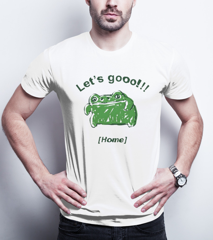 Let's Gooo Home Popcornpunk Frog T-Shirt