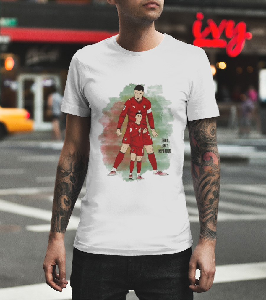 Portugal Cristiano Ronaldo 7 Legend Legacy T-Shirt
