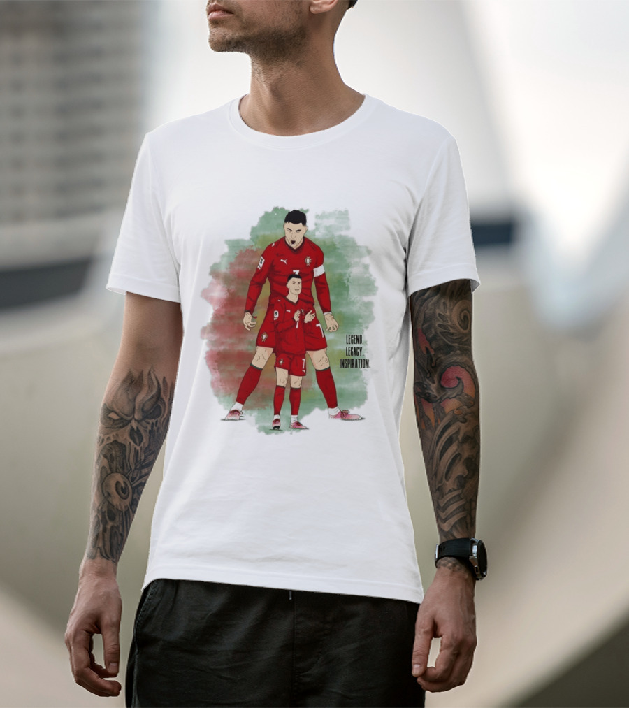 Portugal Cristiano Ronaldo 7 Legend Legacy T-Shirt