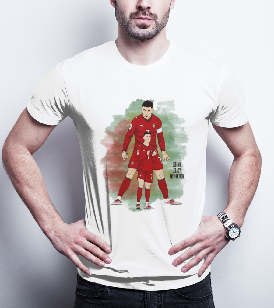 Portugal Cristiano Ronaldo 7 Legend Legacy T-Shirt