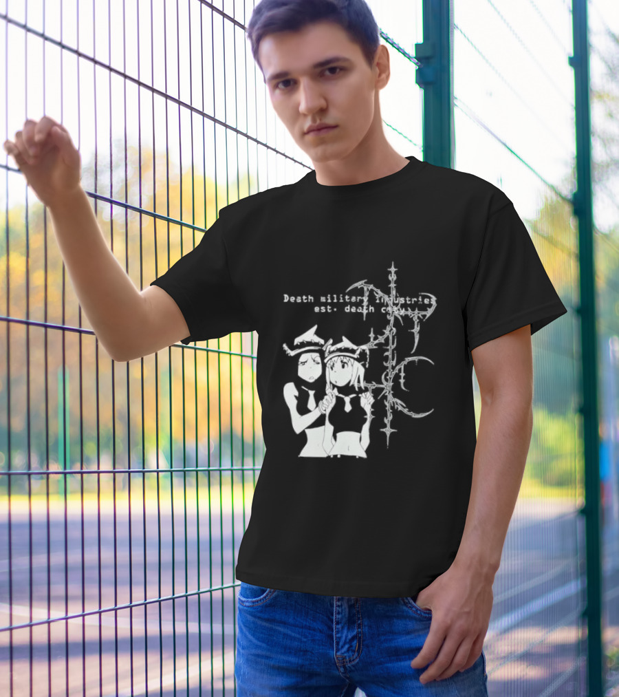 Death Military Industries Est Death City Anime Manga Cross T-Shirt