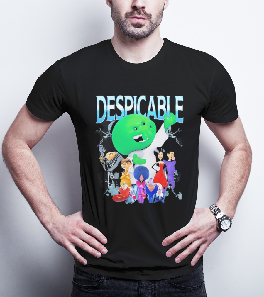 Despicable Me Featuring Gru Green Villain Group Villains T-Shirt