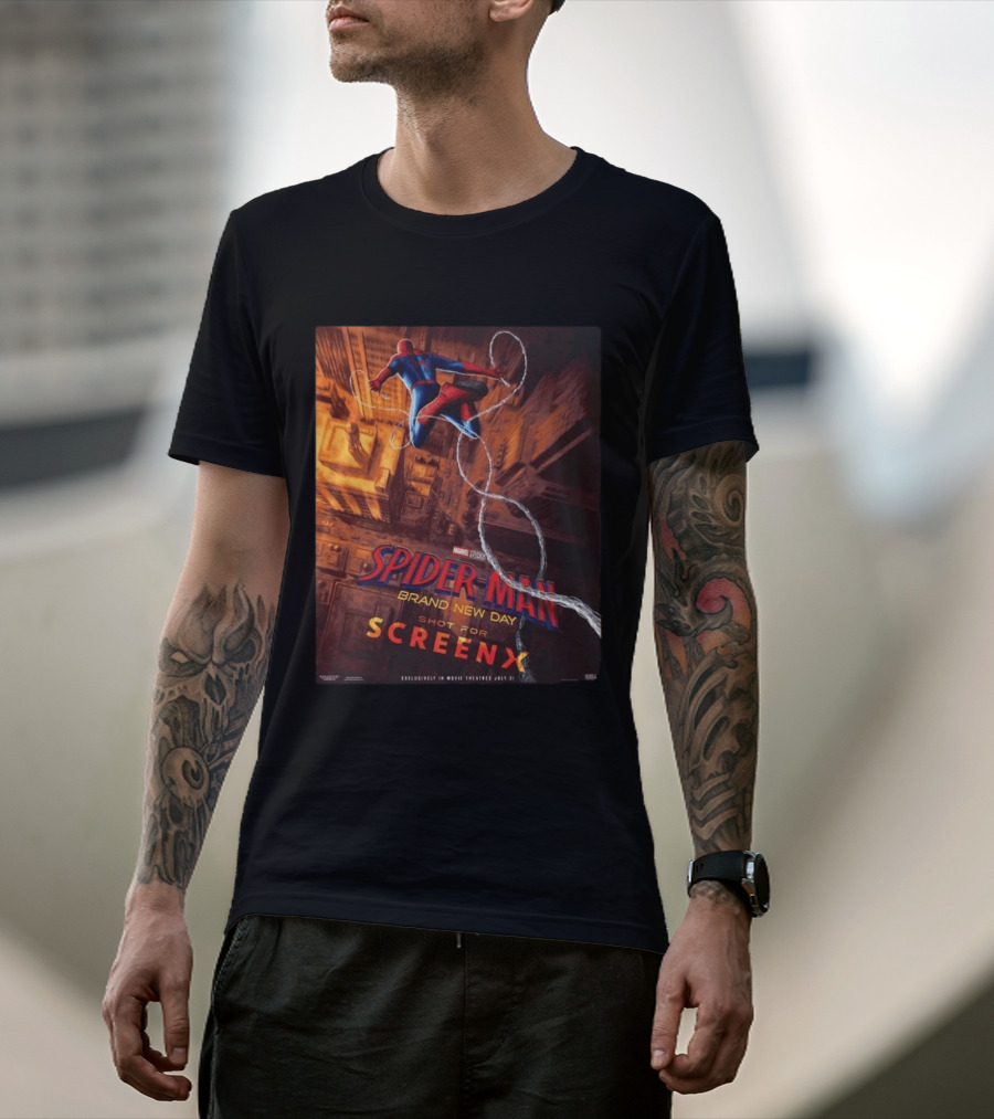 Spider Man Brand New Day Shot For ScreenX In Theaters July 31 2026 T-Shirt