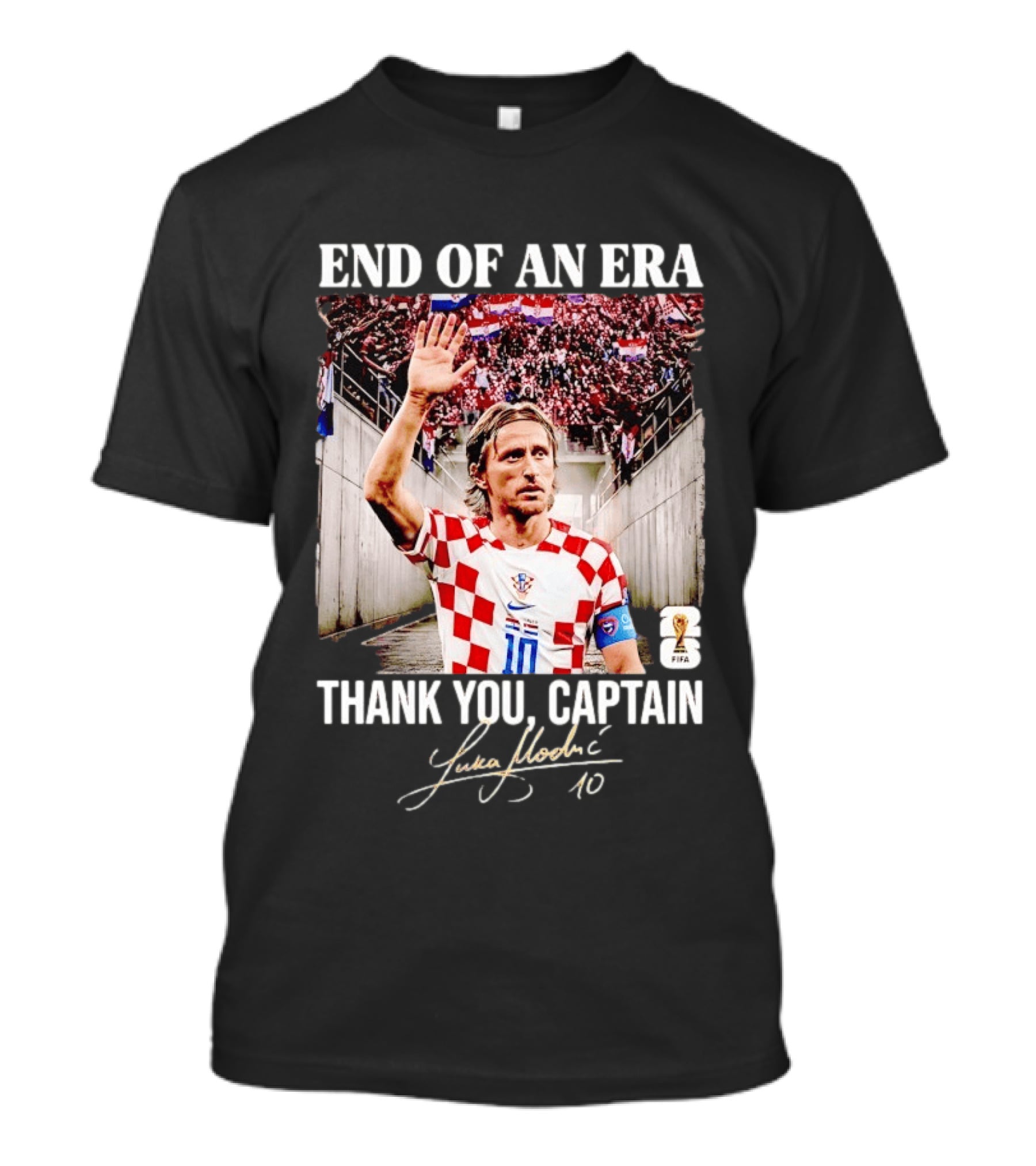Croatia End Of An Era Thank You Captain Luka Modric 10 T-Shirt