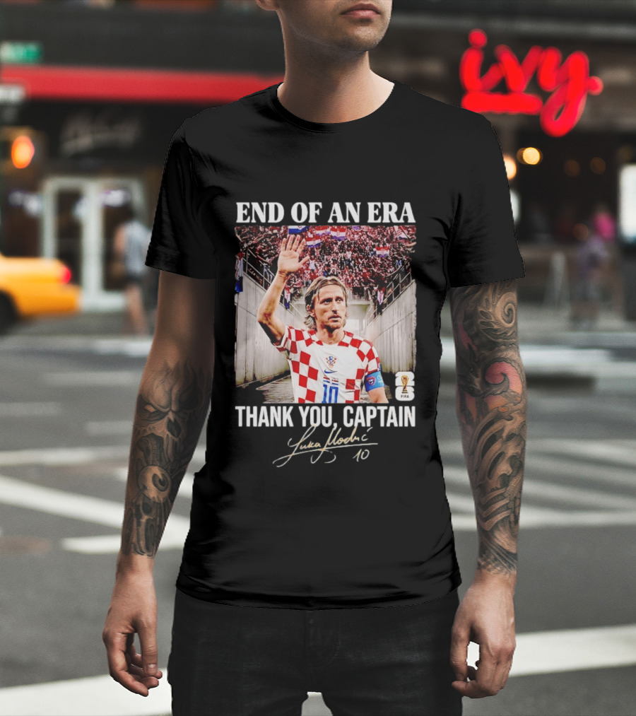 Croatia End Of An Era Thank You Captain Luka Modric 10 T-Shirt