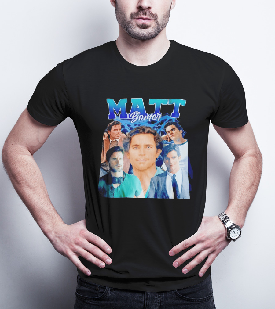 Matt Bomer Collage Actor Celebrity T-Shirt
