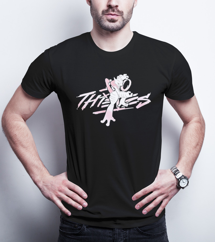 Mewtwo 100 Thieves Pokemon Collaboration Esports T-Shirt