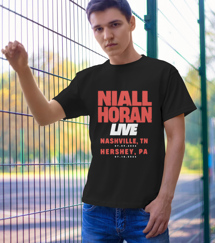 Niall Horan Live Nashville TN 07.09.2020 Hershey PA 07.10.2020 T-Shirt
