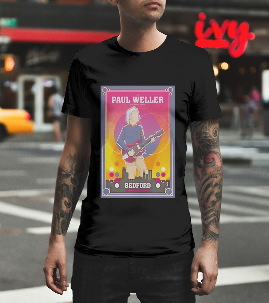 Paul Weller Live Plus Special Guests Bedford River Festival Summer Sessions 2023 T-Shirt