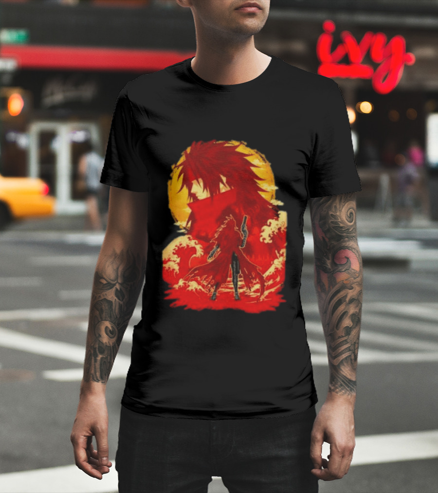 Vincent Valentine Final Fantasy VII Japanese Wave T-Shirt
