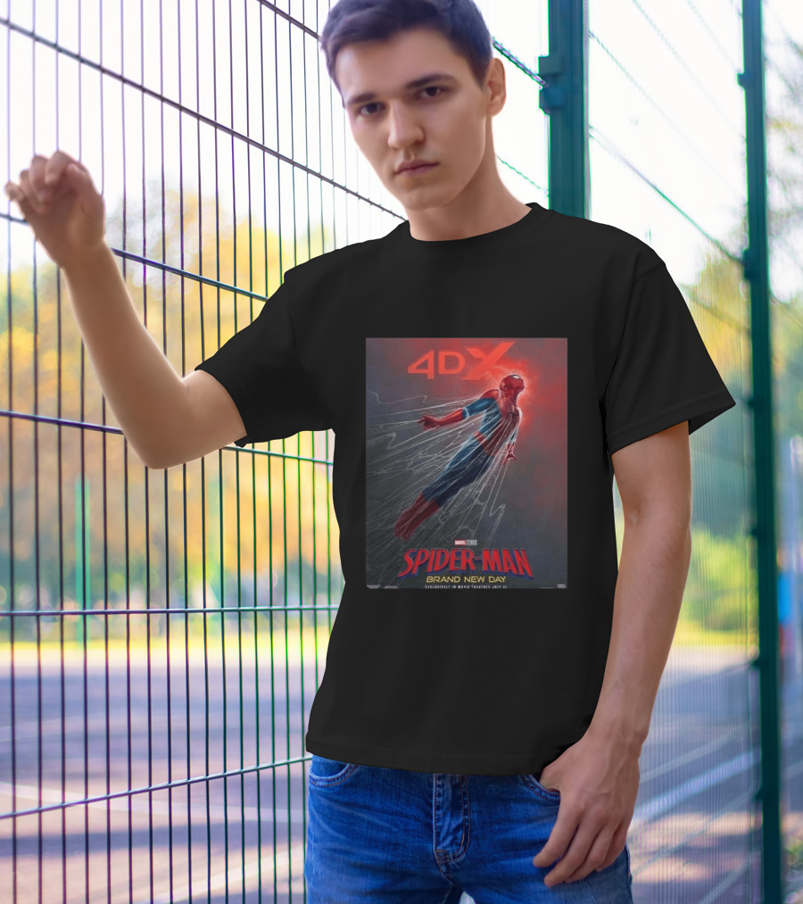 4DX Spider Man Brand New Day Movie Marvel Studios July 31 2026 T-Shirt
